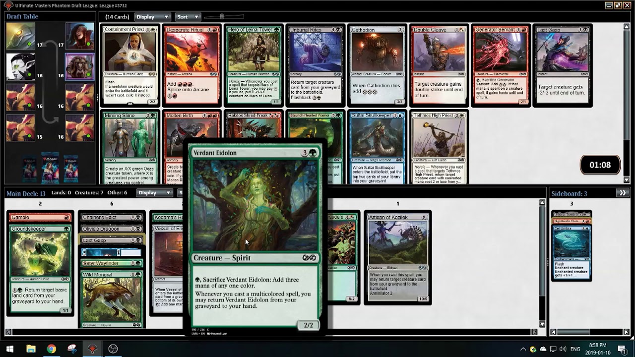 Ultimate Masters Draft #1 - Wooberg MTG - YouTube