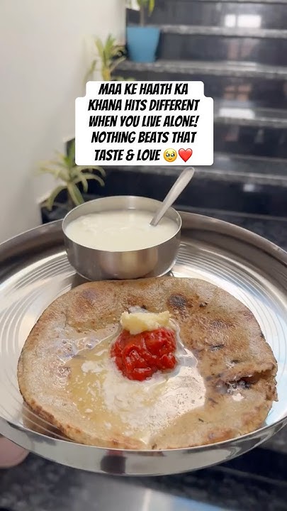 Maa ke haath ka khana hits different when you start to live alone 🥹 #shorts #youtubeshorts - YouTube
