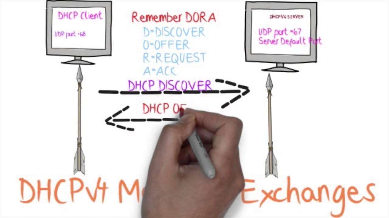 DHCP tutorial,basic dhcpv4 message exchange - YouTube