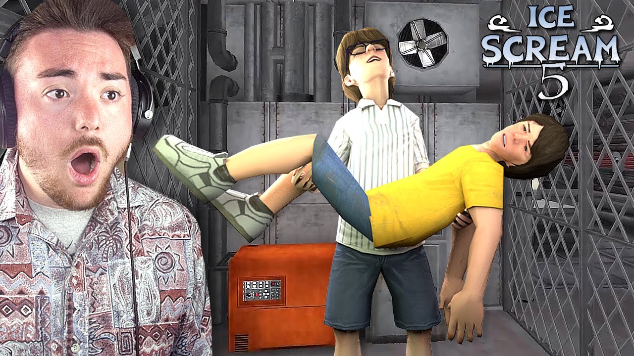 MIKE SAVES THE GROUP!!! (New Gameplay) | Ice Scream 5 Gameplay Trailer ...