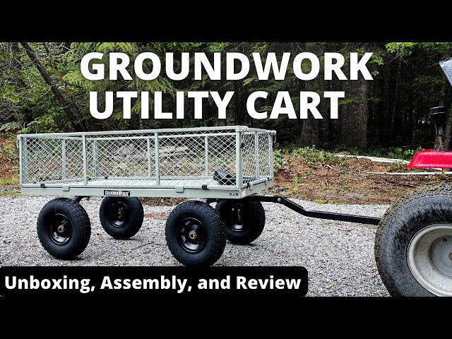 Groundwork Steel Garden Cart 800 Lb | Fasci Garden