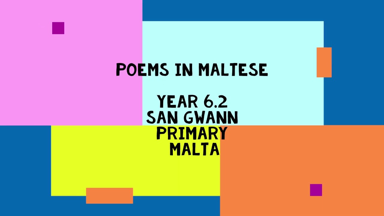 Short Poems in Maltese - YouTube