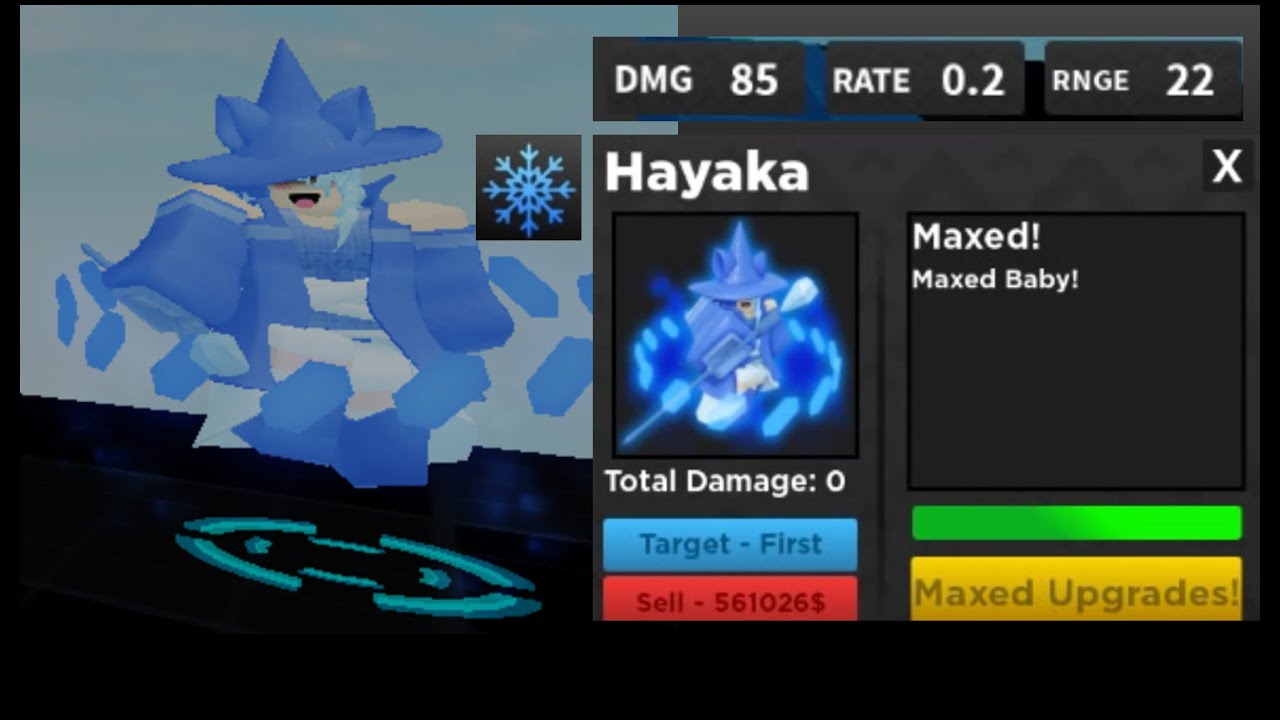 Hayaka Showcase | [ ️Winter] Arena : Tower Defense [Beta] Roblox - YouTube