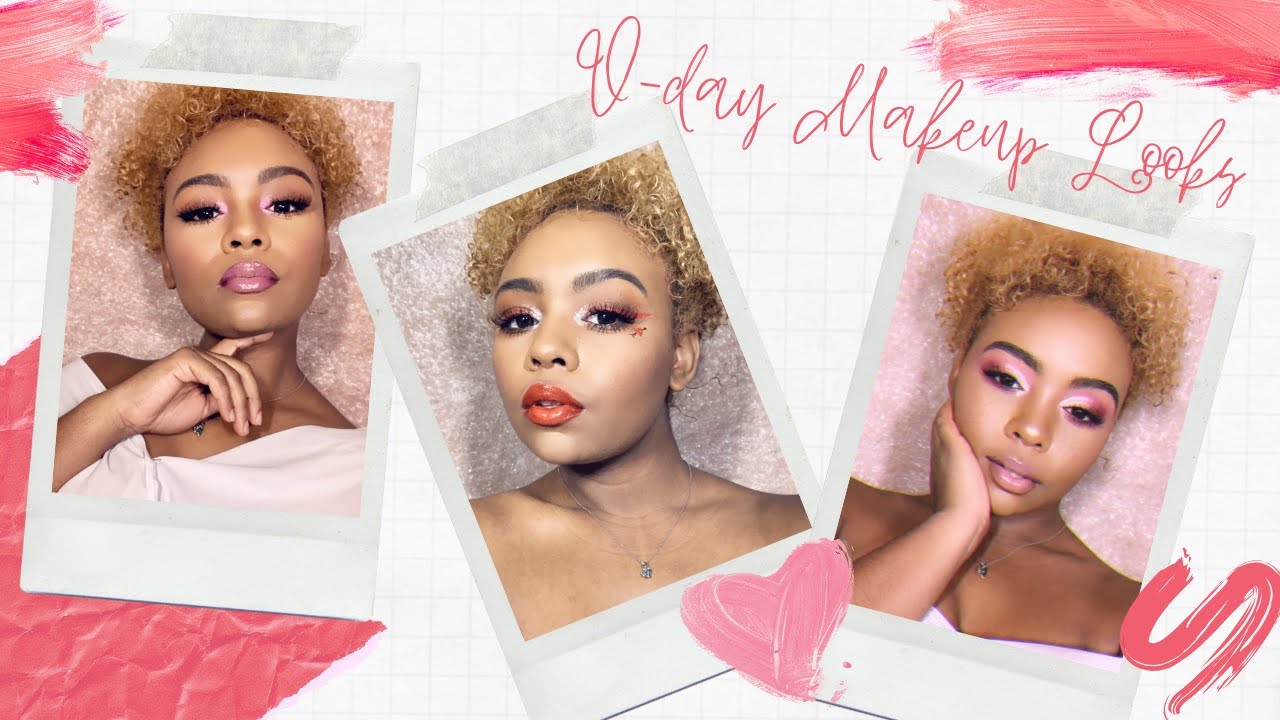 V-DAY MAKEUP LOOKS - YouTube
