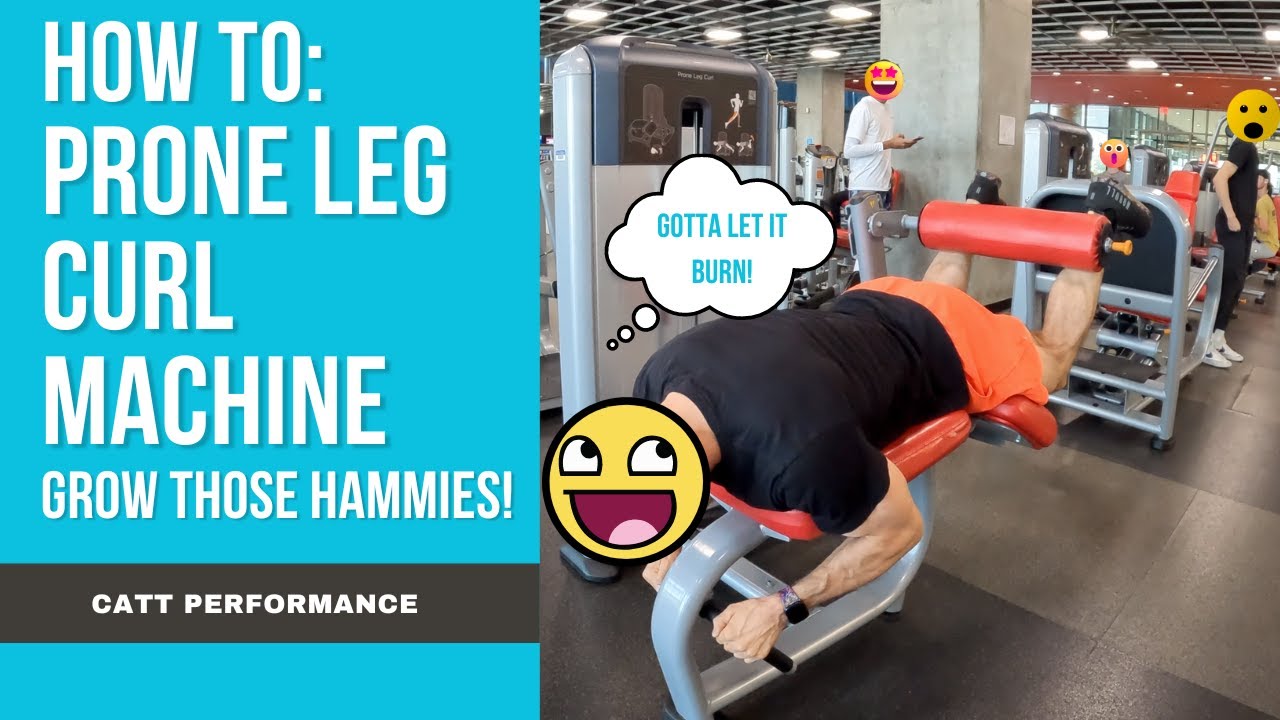 How To: Leg Curl (Grow your Hamstrings!) Prone Leg Curl Machine - YouTube