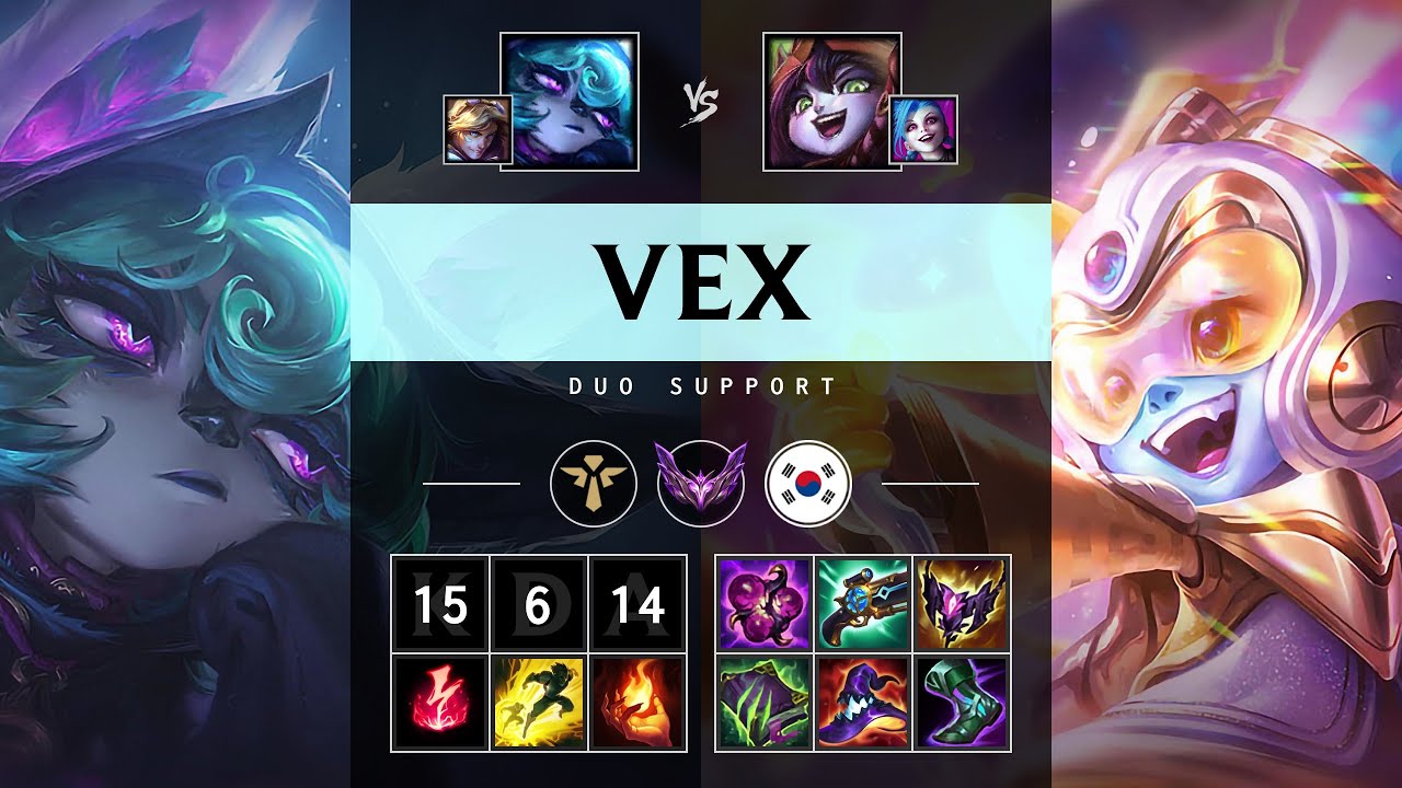 Vex Support vs Lulu: Unstoppable - KR Master Patch 14.16 - YouTube