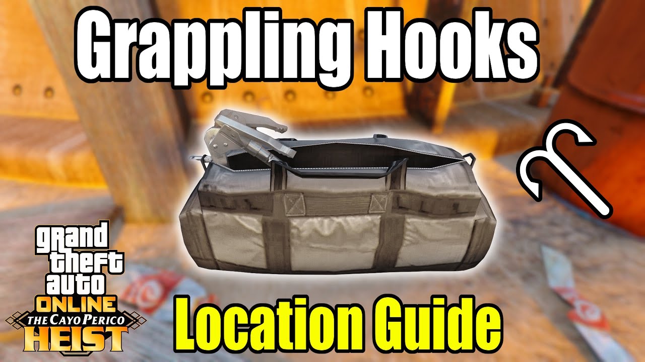 All Grappling Hook Locations - GTA 5 Online Cayo Perico Heist - YouTube