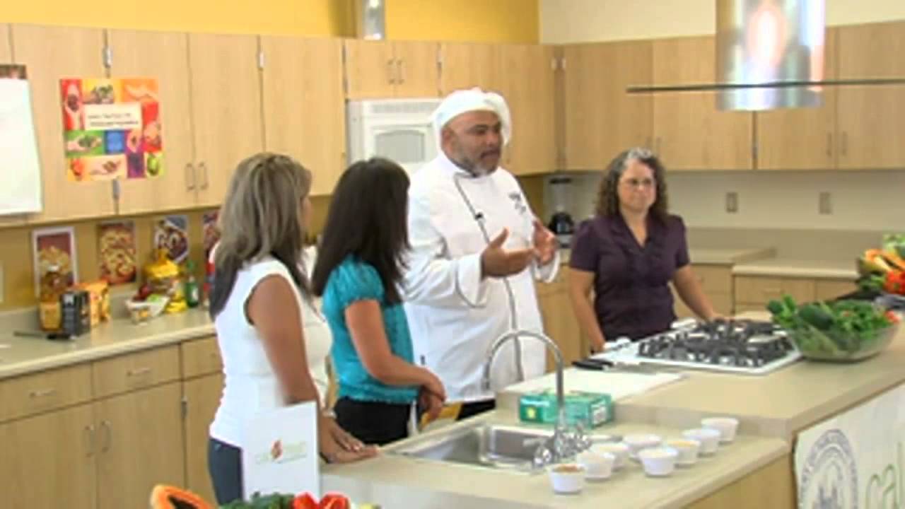 Riverside Unified Nutriton Servcies Chef Ryan Douglas Teaches Us - YouTube