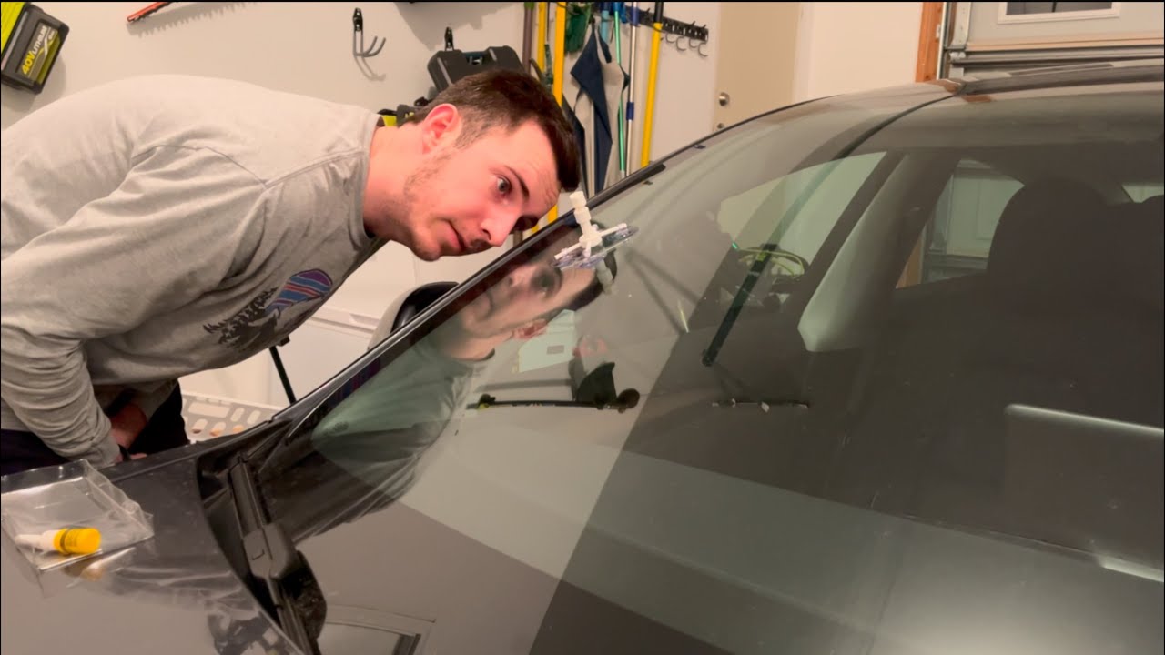 I got a Rock Chip on my new Tesla… - YouTube