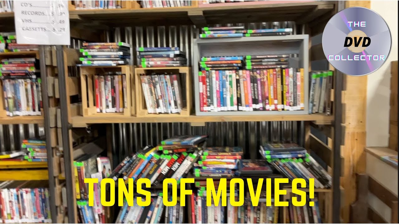 Hunting for DVDs at the Thrift Store | ASMR! - YouTube