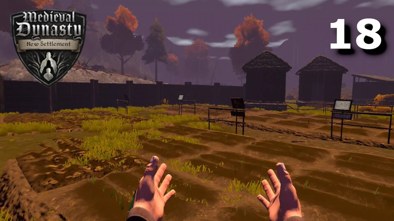 Medieval Dynasty New Settlement VR: (Building the Farm) FULL ...