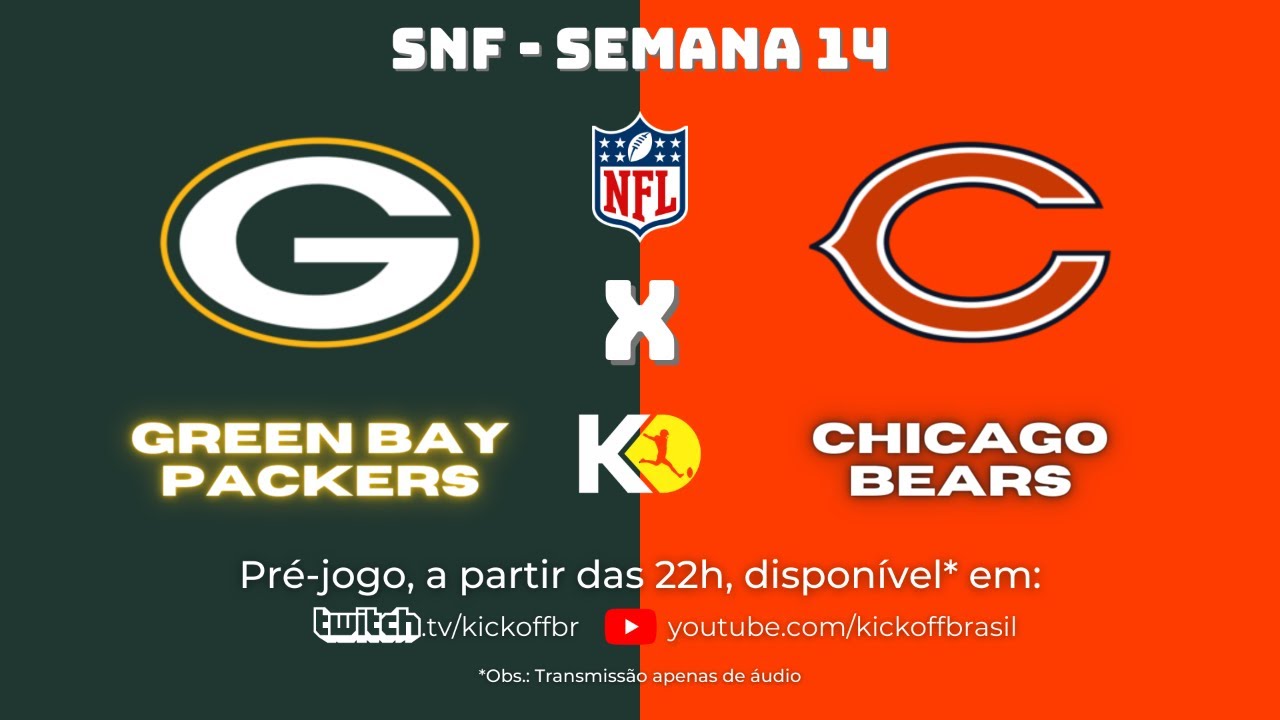 Kickoff Radio: Green Bay Packers vs. Chicago Bears - SNF Week 14 - NFL ...