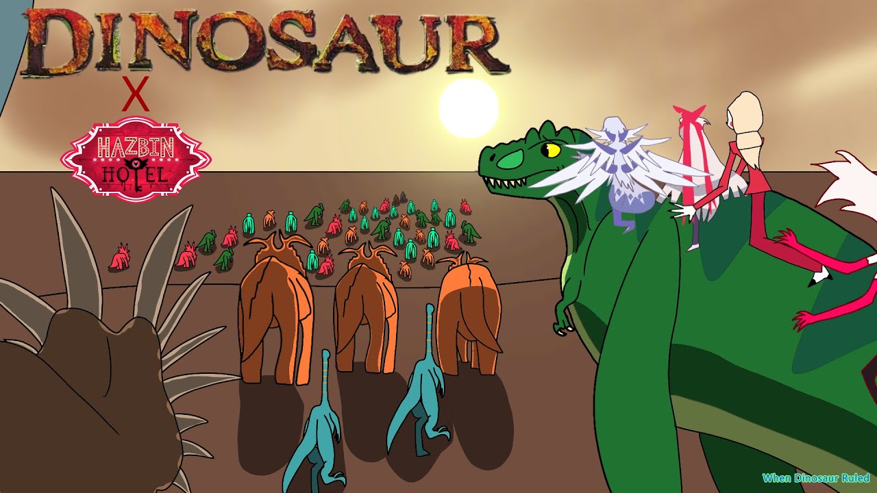 Hazbin Hotel Emily and the Dinosaurs crossover (full video) - YouTube
