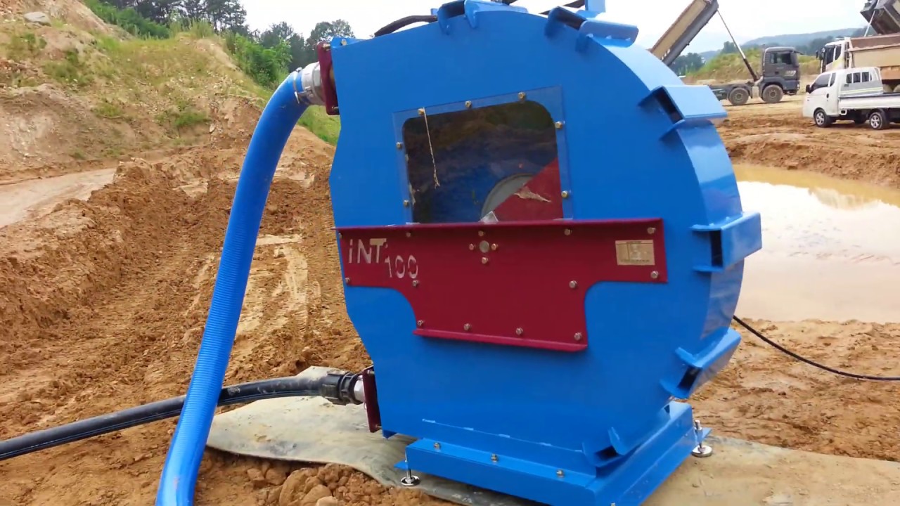 고점도슬러지펌프(SLUDGE PUMP,HOSE PUMP)황토진흙펌핌 - YouTube