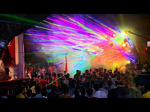 SF Group l Rajarampuri kolhapur l 1st Time 16 Laser show l Ganpati ...