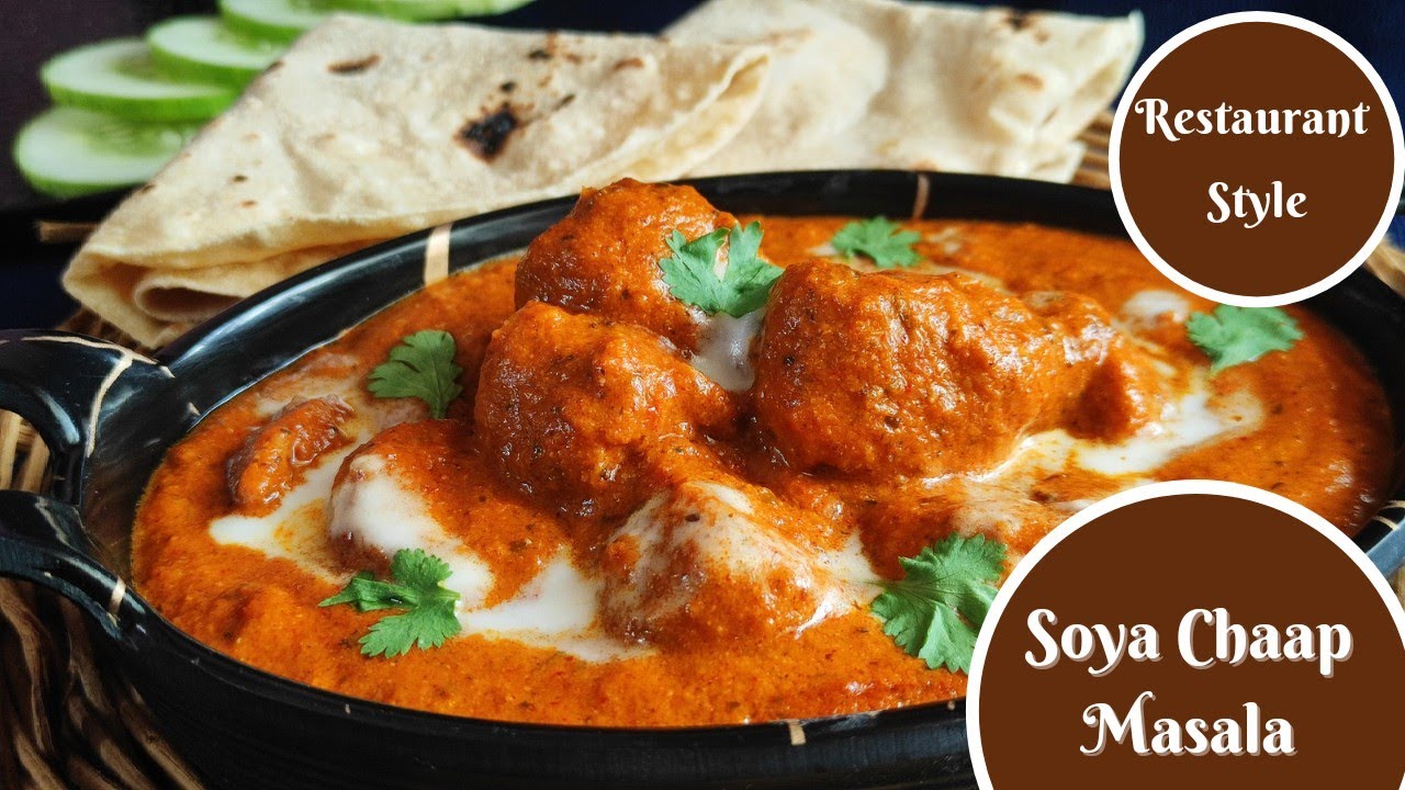 Soya chaap masala ¦ Restaurant Style ¦ Chaap masala ¦ Perfect non-veg ...