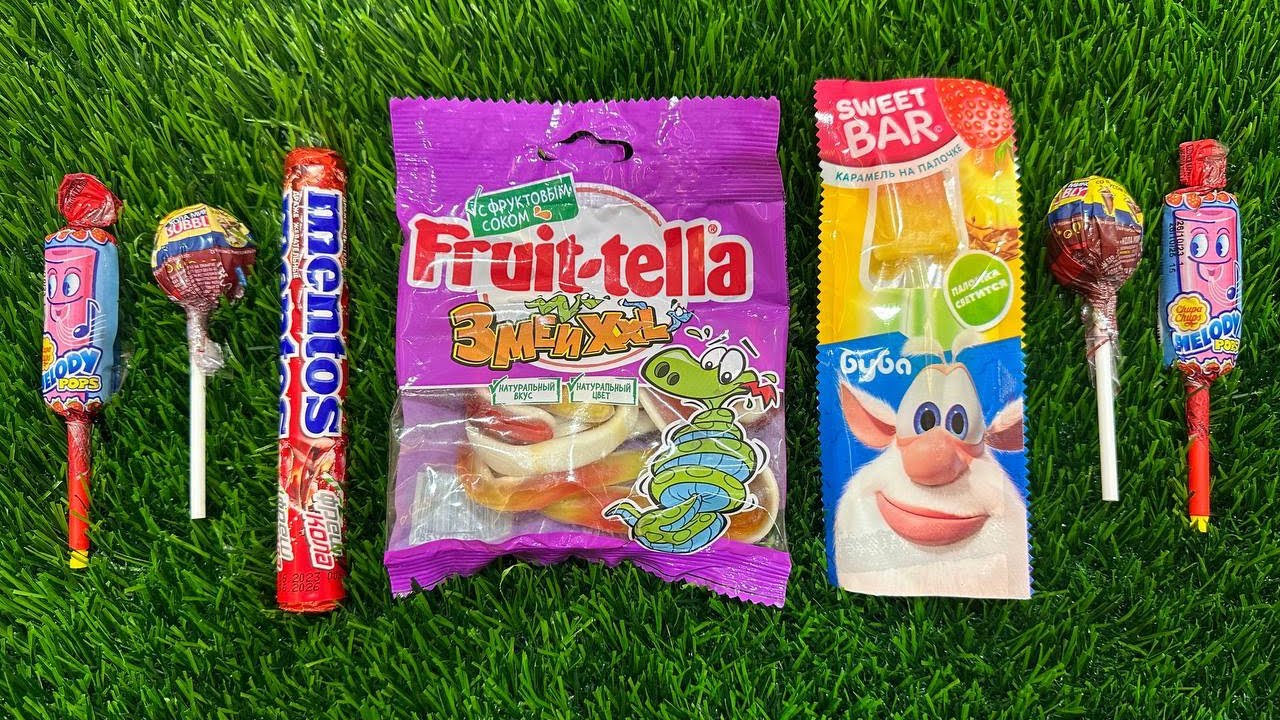 Satisfying Relaxing Candy - Unboxing Rainbow Lollipop Chocolate with ...