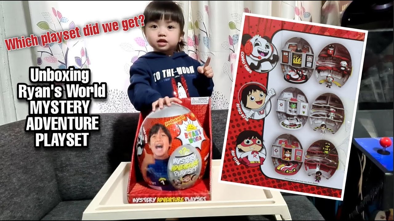 Unboxing Toys | RYAN'S WORLD MYSTERY ADVENTURE PLAYSET - ASTRO RYAN ...