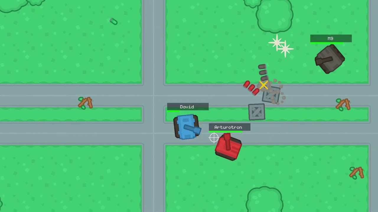 Playtesting "Retro Tank Party" - network multiplayer game in Godot ...