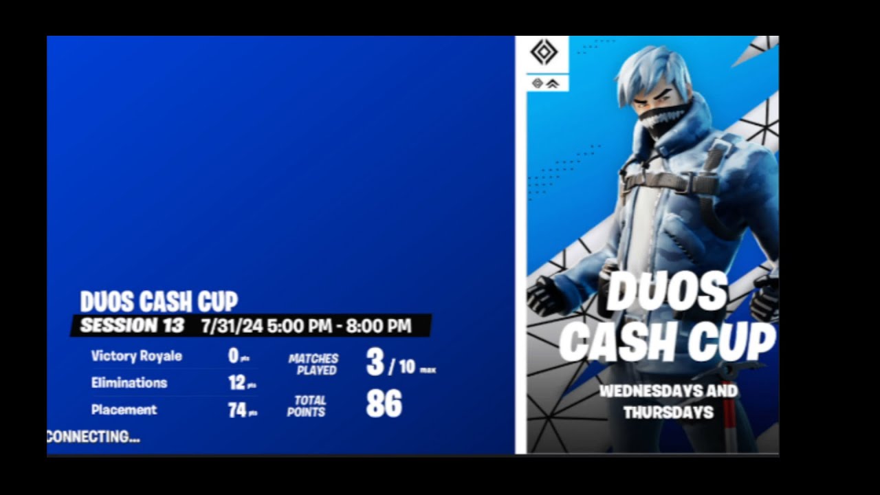 duos cash cup (86 points) - YouTube