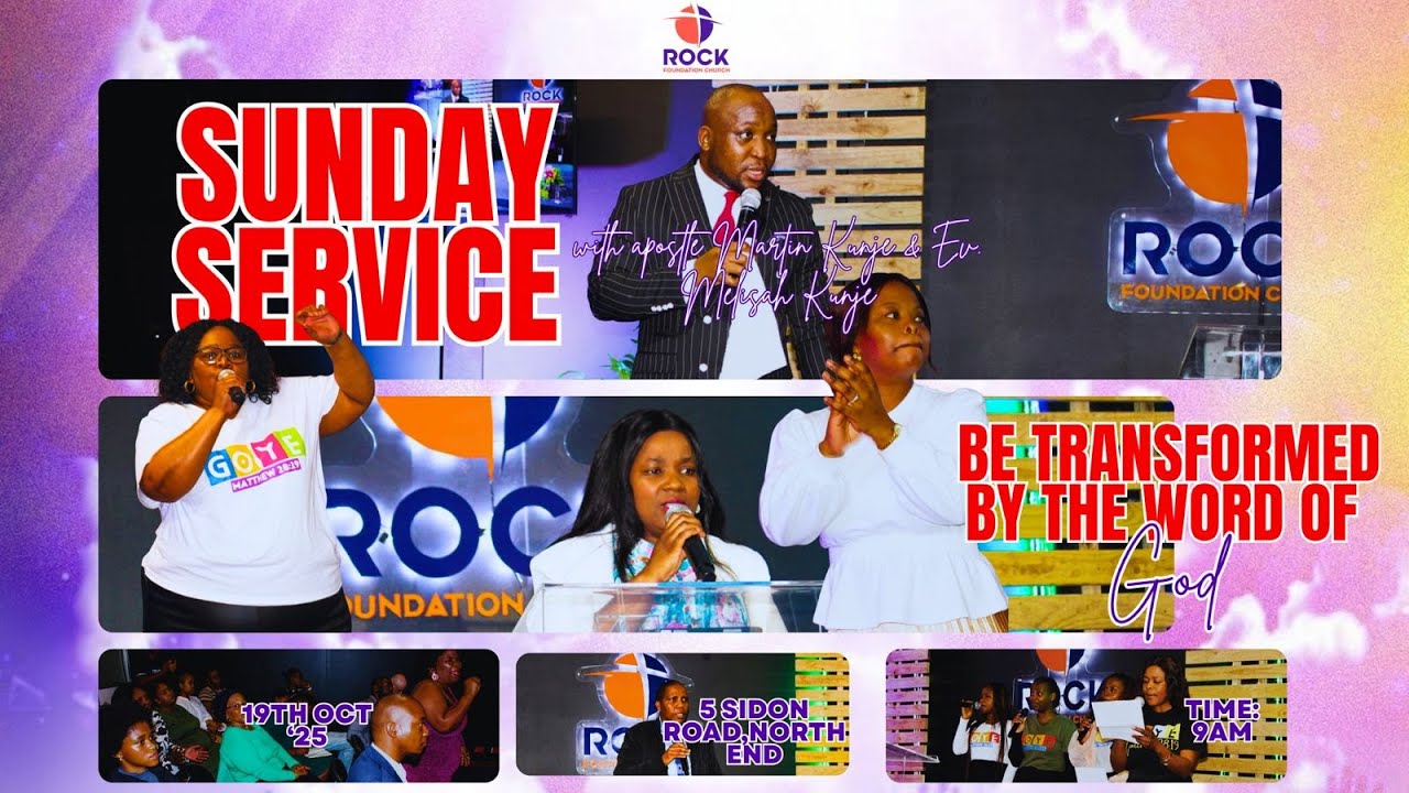 SUNADY SERVICE || ROCK FOUNDATION CHURCH-RFC || 19 OCT 2025 - YouTube