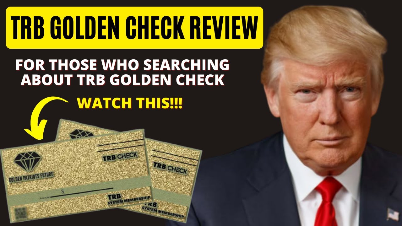 TRB Golden Check - TRB Golden Check Review [[Alert]] TRB Golden Check ...