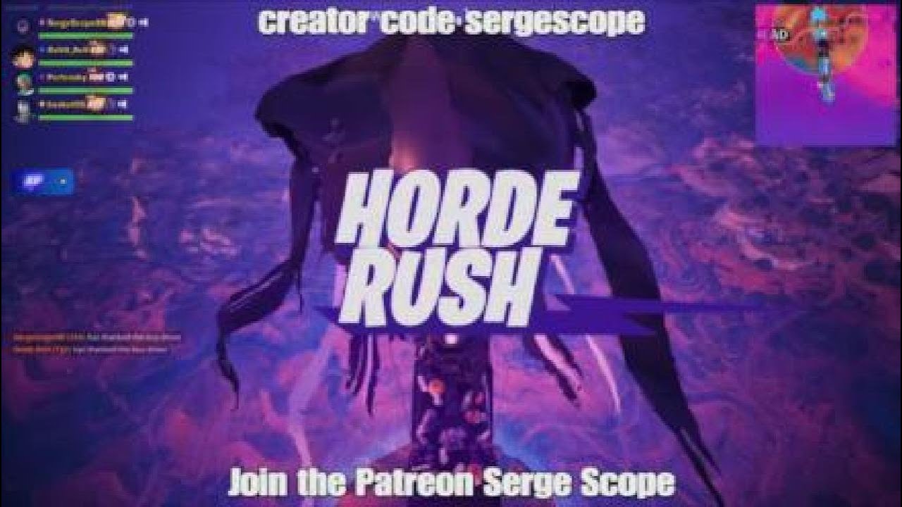 Fortnitemares Horde Rush How To Get A Victory Fortnite - YouTube