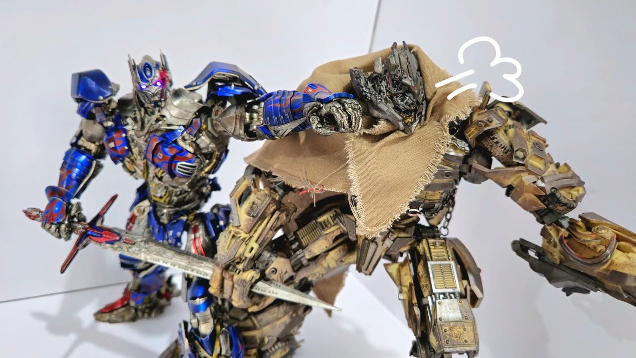 Unique Toys R05 DOTM Megatron Desert Version - YouTube