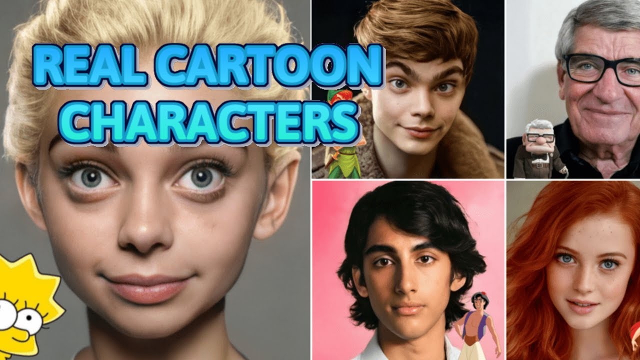 This is What Cartoon Characters Would Look Like in Real Life - YouTube