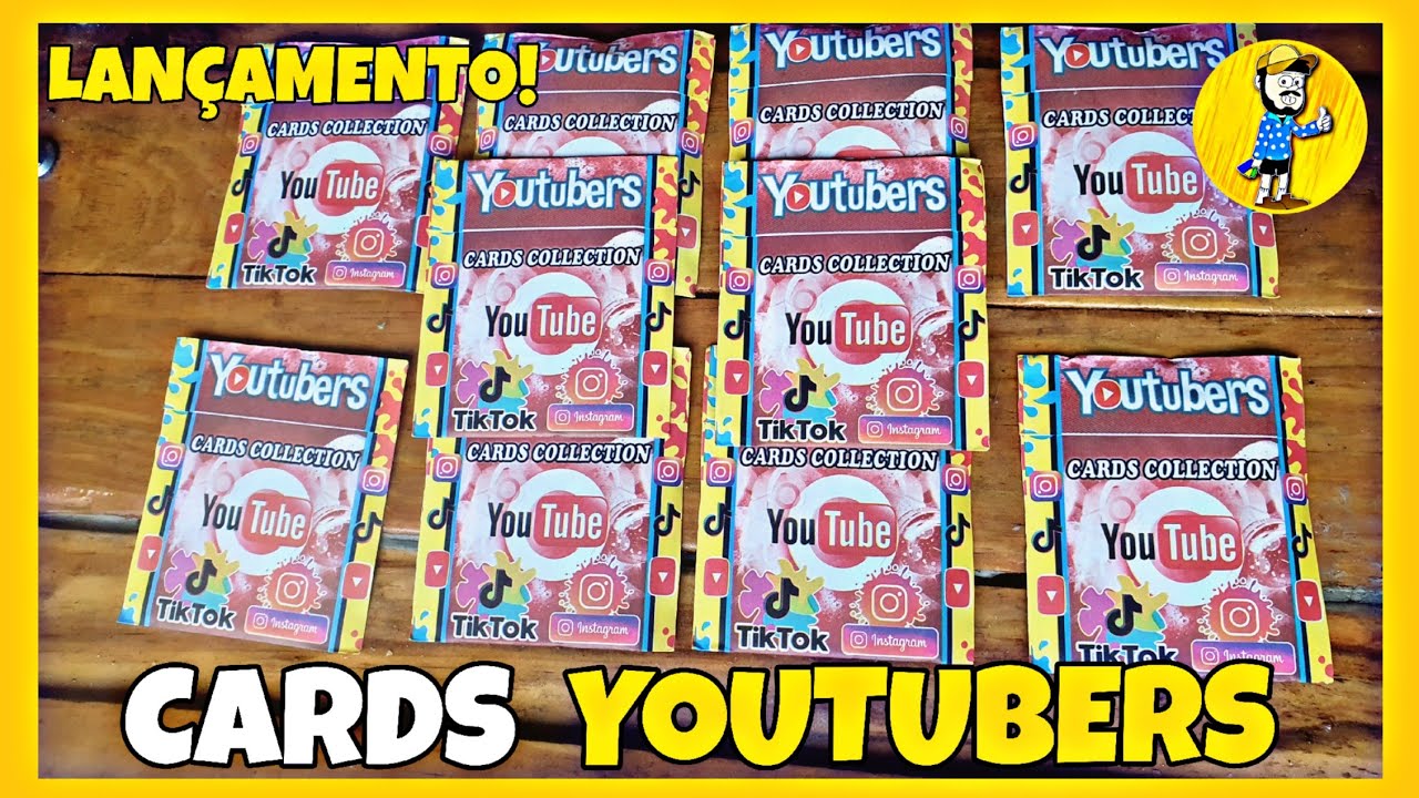 LANÇAMENTO: ABRINDO OS NOVOS CARDS DE YOUTUBERS - YouTube