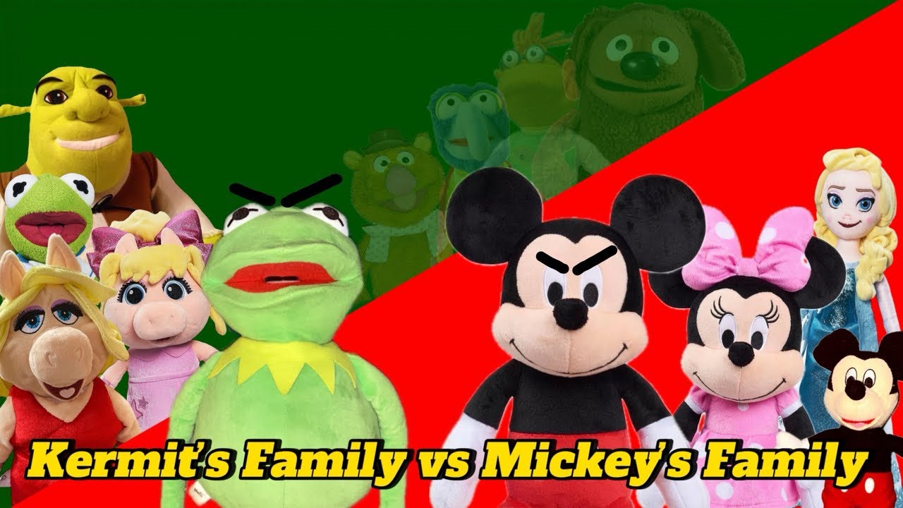 Kermit’s Family vs Mickey’s Family - YouTube
