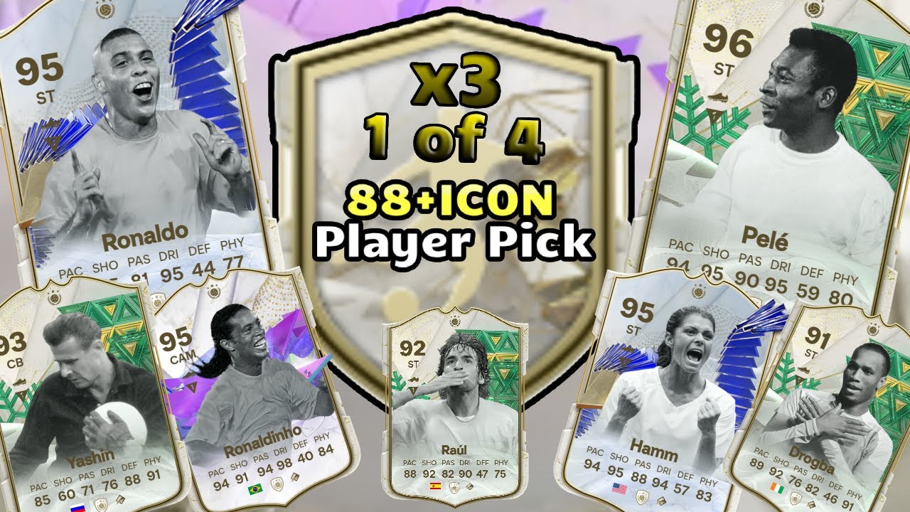I Open 1 of 4 x3 88+ Encore ICON Player Picks. FC 24 Ultimate Team ...