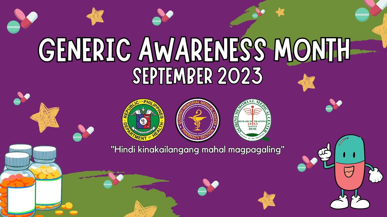 GENERICS AWARENESS MONTH 2023 - YouTube