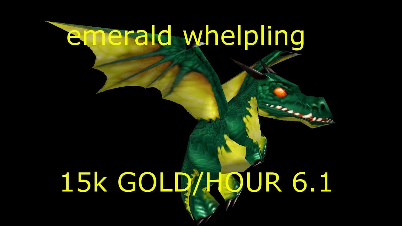 World Of Warcraft Gold Guide: Emerald Whelpling 15k gold hour wod gold ...