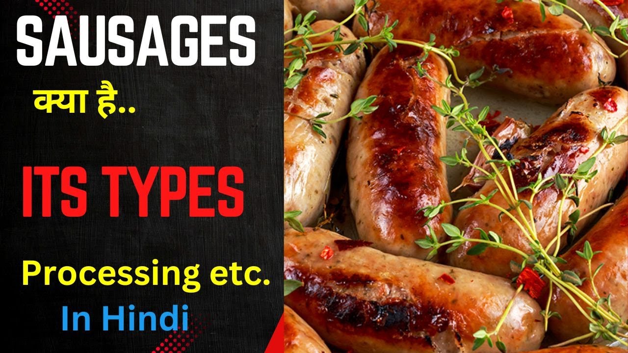 Process of making sausages // Types of sausages // What are sausages in ...