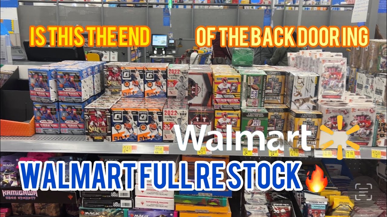 🤔 IS THIS THE END OF WALMART BACK DOORING SPORTS CARDS!! 🙏 - YouTube