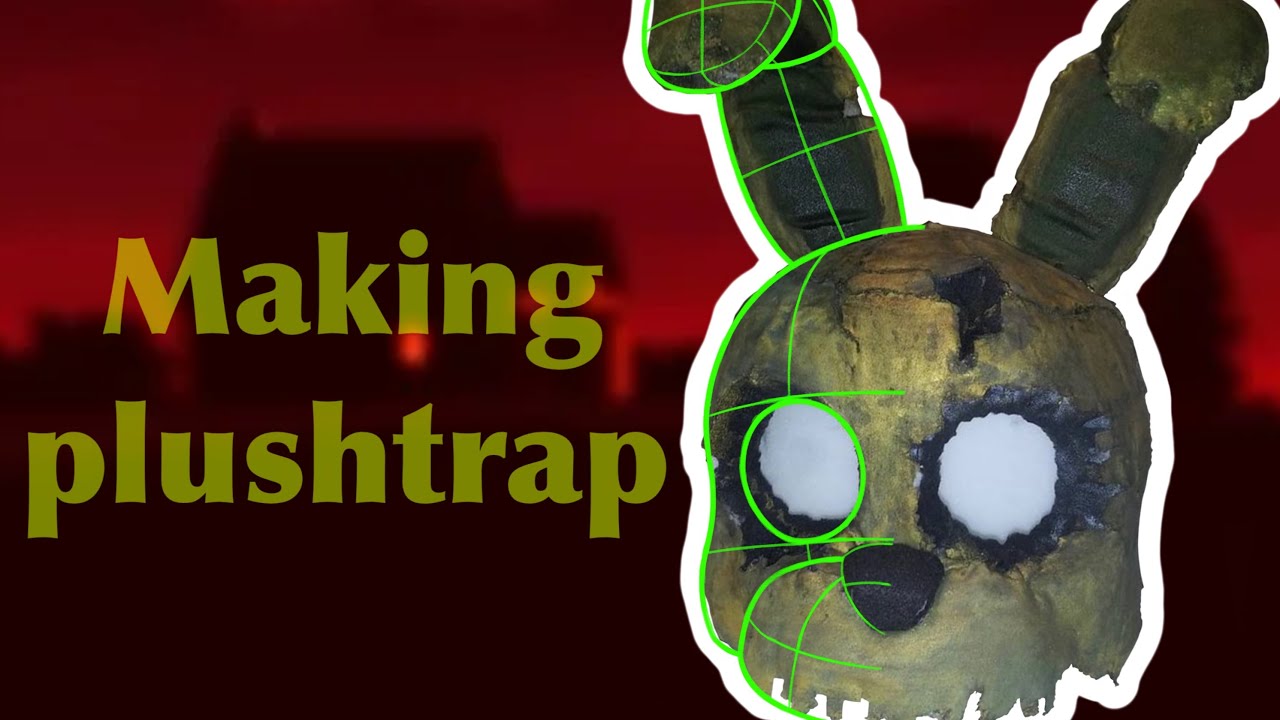 Making plushtrap cosplay | fnaf 4 (full tutorial) - YouTube