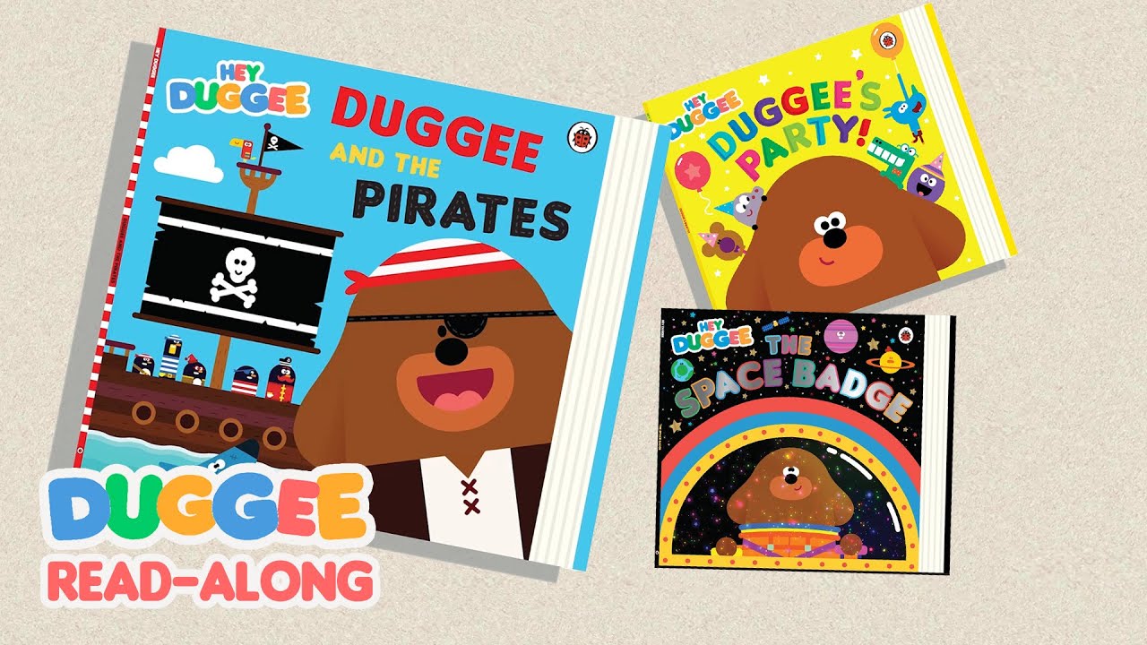 Duggee Read-Alongs! | Duggee and the Pirates, Party Badge, Space Badge ...