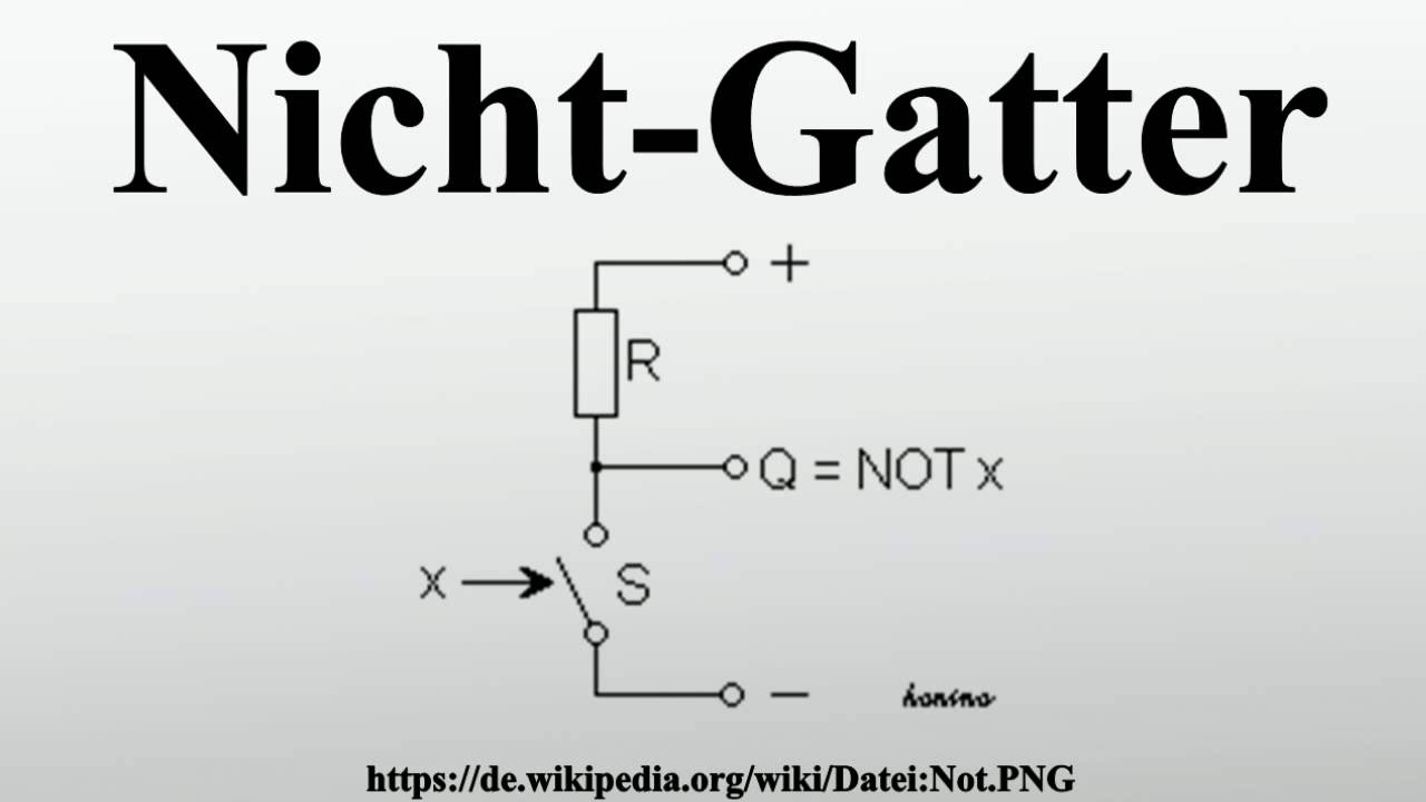 Nicht-Gatter - YouTube