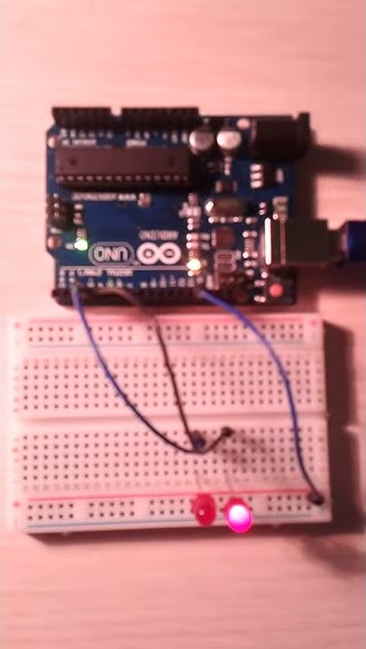 Arduino'da led yakma - YouTube