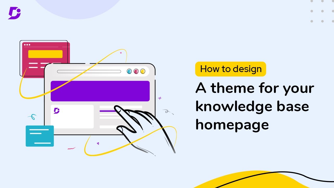 How to design a theme for your knowledge base homepage - YouTube