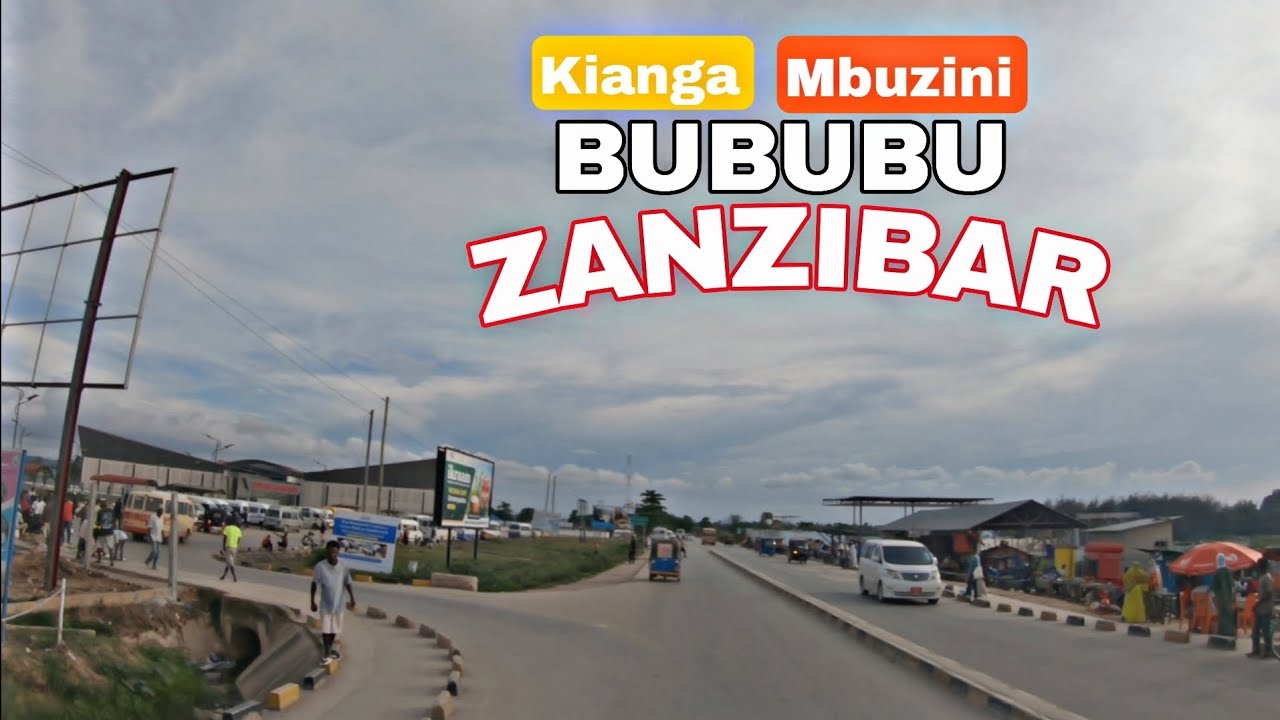 Zanzibar maeneo ya Kianga Dole Mbuzini kuelekea Bububu @zanzibartowns ...
