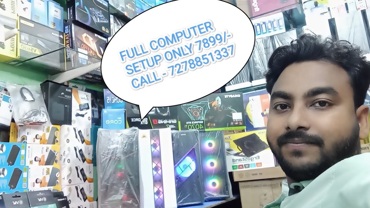 Brand New Full Computer Set Only 7899/- call 7278851337 - YouTube