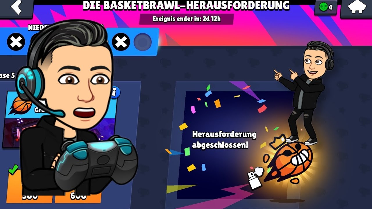Finales Match der BASKETBRAWL HERAUSFORDERUNG in BRAWL STARS # ...