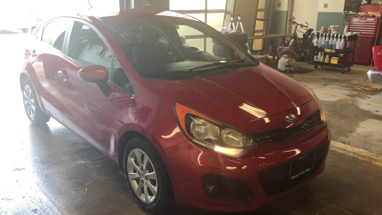 2013 Kia Rio Red - YouTube
