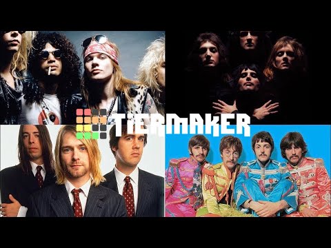 Rock Bands Tier Ranking - YouTube