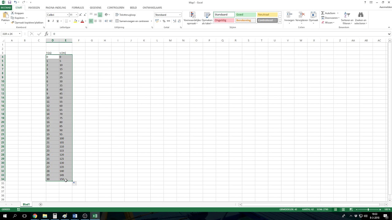 Week 1, les 2: Basisvaardigheden Excel - YouTube