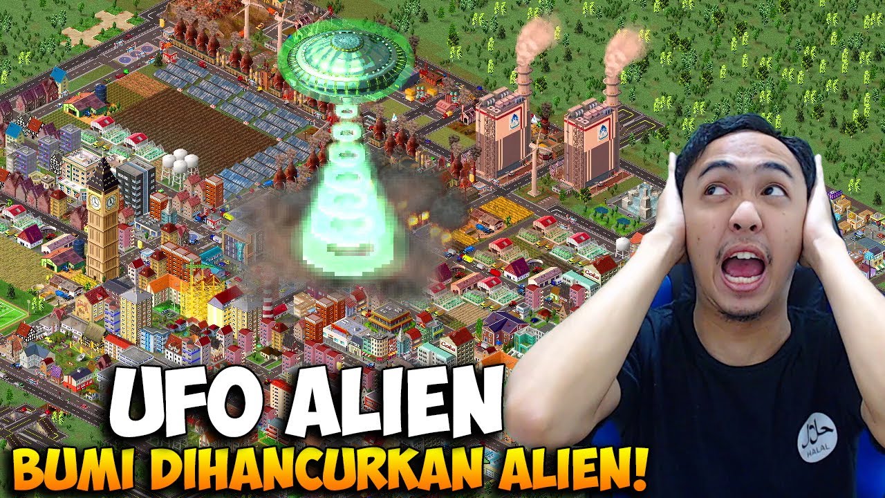 UFO ALIEN DAN SLIME JAHAT MENYERANG BUMI - THEOTOWN DISASTER INDONESIA ...