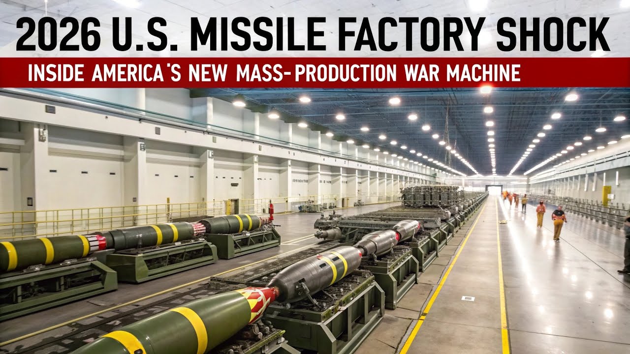 2026 U.S. Missile Factory Shock: Inside America’s New MASS-PRODUCTION ...