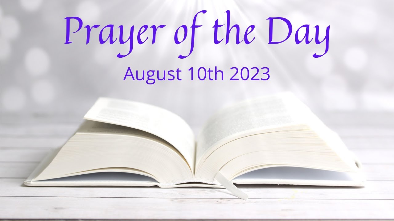 Prayer of the Day - Psalm 23:4 - August 10th 2023 - YouTube
